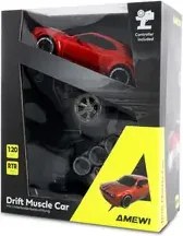 AMEWI RC Drift Muscle Car červená / Model auta / Měřítko 1:20 / 4WD /