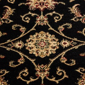 Ayyildiz, AKCE: 120x170 cm Kusový koberec Marrakesh 210 black, černá, kancelář