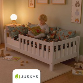 Juskys Dětská nízká postel Naya s roštem Velikost: 90 × 200 cm