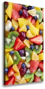 Wallmuralia Vertikální Foto obraz na plátně Nakrájené ovoce 50x100