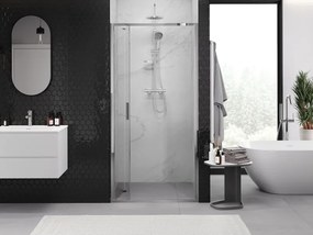 Mexen Exo skládací sprchové dveře 60 cm, transparentní, chrom - 816-060-000-01-00
