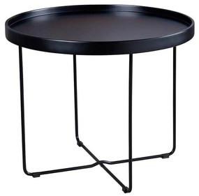 Konferenční stolek bunro ø 60 cm černý MUZZA