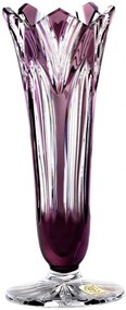 Váza  Lotos, barva fialová, výška 200 mm
