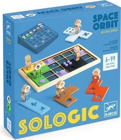 DJECO Logická hra Sologic Space Orbit / 4 úrovně obtížnosti / dřevo FS