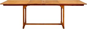 Zahradní jídelní stůl (160–240) x 100 x 75 cm masivní akácie 316566
