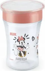 NUK hrnek Magic Cup s víčkem 230ml / červená