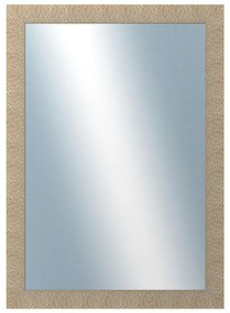 DANTIK - Zarámované zrcadlo - rozměr s rámem cca 50x70 cm z lišty Golf Champagne (2490)