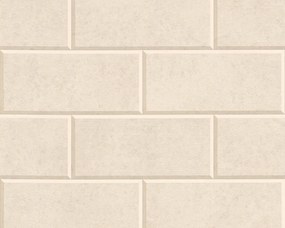 Luxusní vliesová 3D tapeta 34322-1 béžově krémový obklad / Tapety na zeď 343221 Versace 3 (0,70 x 10,05 m) A.S.Création