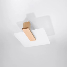 Sollux Lighting Stropní svítidlo LAPPO přírodní dřevo