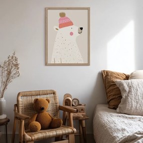 Dětský obrázek 30x40 cm White Bear – Styler