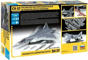 Plastikový model model kit letadlo 4824 - suchoi su-57