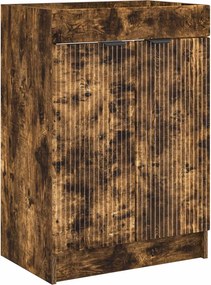 Sada koupelnového nábytku Kouřový dub 78,5 x 37,5 x 81 cm 3404159