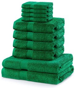 Sada ručníků DecoKing Kunis zelených