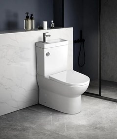 Aqualine Aqualine, JALTA WC sedátko, Soft Close, Easy Take, bílá, PBS103