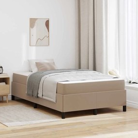 Rám postele s matrací Cappuccino 120 x 190 cm textil 3398993