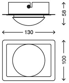 Briloner 2091-018 - LED Koupelnové stropní svítidlo SURF LED/4,5W/230V IP44