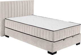 XXXLutz AMERICKÁ POSTEL, 120/200 cm, béžová MID.YOU - Postele s úložným prostorem - 002220053903