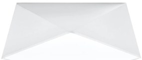 Stropní svítidlo Hexa, 1x bílé plastové stínítko, (bílý plast), (35 cm)