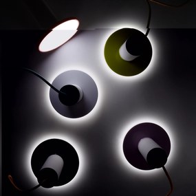 Pablo Cielo, moderní černé závěsné svítidlo 12,8W LED 2700K CRI91, Ø15,5x23cm