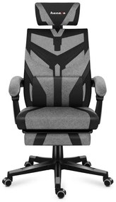 Huzaro Herní židle Combat 5.0 s výsuvnou podnožkou - černá