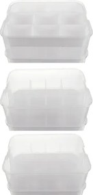 KRUZZEL Box na stavebnici se 3 úrovněmi - organizér na hračky - Kruzzel
