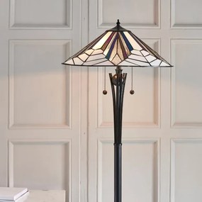 Endon 63934 - Stojací lampa Tiffany ASTORIA 2xE27/60W/230V pr. 48 cm