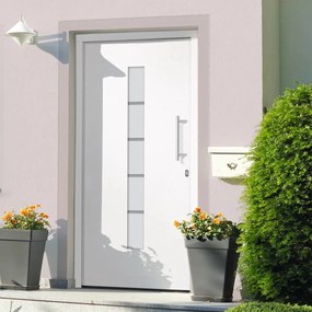 vidaXL Vchodové dveře hliník a PVC 100 x 210 cm [3056813] Barva: antracitová