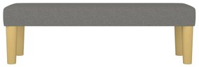 Lavice tmavě šedá 100x30x30 cm textil - Default Title