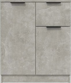 Příborníky 2 ks betonově šedé 60 x 30 x 70 cm kompozitní dřevo 3115815
