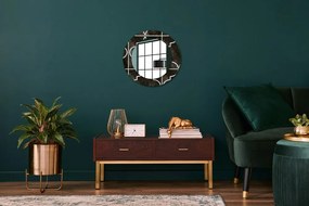 Kulaté dekorativní zrcadlo Starožitné dlaždice fi 50 cm