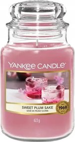Yankee Candle Large Jar Sweet Plum Sake Vonná svíčka 623 g