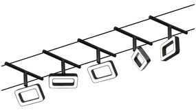 Paulmann Frame LED lankový systém 5 zdrojů černá
