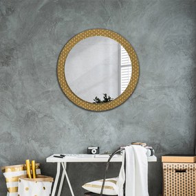 Kulaté dekorativní zrcadlo Deco vintage fi 80 cm