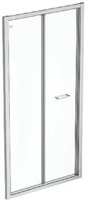 Ideal Standard Connect 2 - Skládací sprchové dveře 1000 mm, silver bright/čiré sklo K9289EO