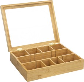 Krabička na čaj, 8 příhrádek