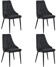 Jídelní židle Selvaraj II (černá). 1071214