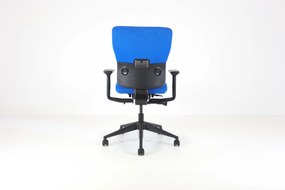 STEELCASE Židle, Let's be, sv.modrá/černá, područky