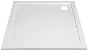 Aqualine, TECMI vanička z litého mramoru, čtverec 90x90x3 cm, PQ009