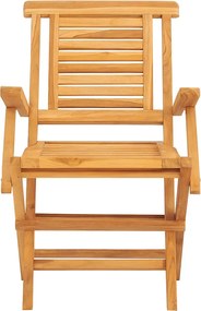 Skládací židle 4 ks 56x63x90 cm masivní teak 3155049
