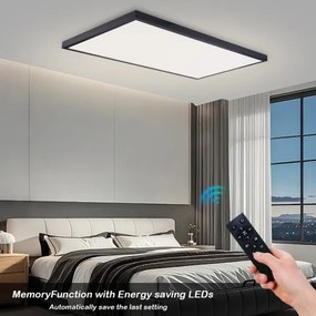 Brilagi-LED Stmívatelné koupelnové svítidlo FRAME SMART LED/96W/230V IP44 čer+DO