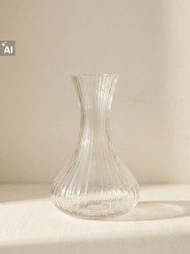 Sinsay - Skleněná karafa s žebrovaným povrchem - clear