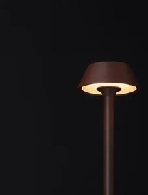 Venkovní stojací lampa Arion hnědá