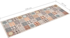 Kuchyňský koberec pratelný barevná mozaika 45 x 150 cm 315982