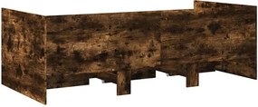 Válenda se zásuvkami bez matrace kouřový dub 90 x 200 cm 3280822