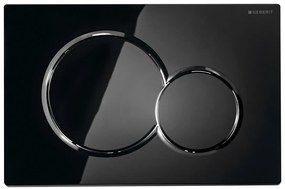 Geberit Sigma01 - Ovládací tlačítko Sigma01, černá lesklá, 115.770.DW.5