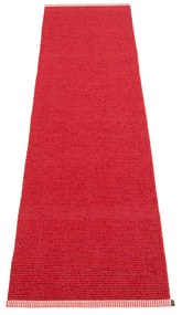 Vinylový koberec Pappelina MONO Dark Red/Red Velikost pappelina: 70x300 cm