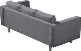 Potah na pohovku IKEA Norsborg 3-místná barva šedá látka pletený vzor