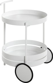 XXXLutz SERVÍROVACÍ VOZÍK, bílá, 42/42/62 cm - Barové vozíky - 001931104104