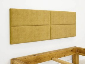 Dubová postel s opěradlem 160 x 200 cm URBAN FOREST 3
