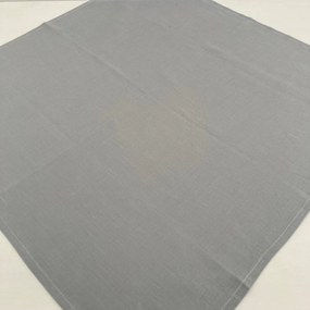 Lněný středový ubrus od 70x70 cm Len šedý 100 x 100 cm
